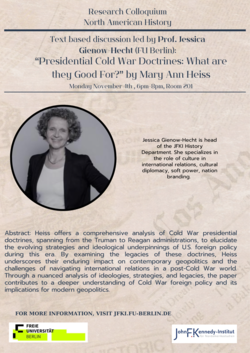 Research Colloquium: Text-Based discussion led by Prof. Jessica Gienow ...